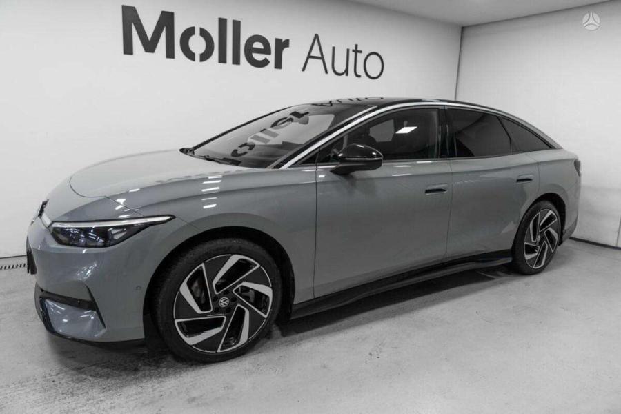 Pelēks Volkswagen ID.7 2024 Viļņa, ar dzinēja tilpumu 0.00 L un nobraukumu 52 tūkst. km par 39990 €, foto 2 vietnē AUTOMOTO.COM.LV