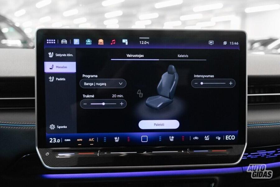 Grey Volkswagen ID.7 2024 in Vilnius, with an engine capacity of 0.00 L and mileage of 62 thousand km for 41990 €, photo 16 on AUTOMOTO.COM.LV