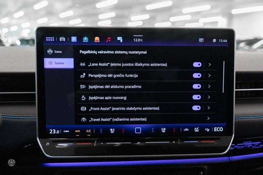 Серый Фольксваген ID.7 2024 в Вильнюс, объемом двигателя 0.00 л и пробегом 62 тыс. км за 41990 €, фото 12 на AUTOMOTO.COM.LV