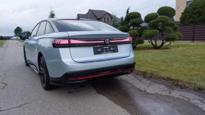 Grey Volkswagen ID.7 2024 in Kursenai, with an engine capacity of 0.00 L and mileage of 48 thousand km for 39400 €, photo 7 on AUTOMOTO.COM.LV