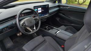 Grey Volkswagen ID.7 2024 in Kursenai, with an engine capacity of 0.00 L and mileage of 48 thousand km for 39400 €, photo 8 on AUTOMOTO.COM.LV