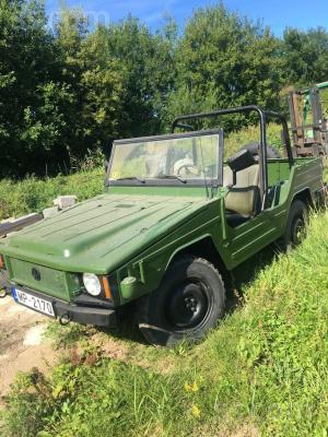 Green Volkswagen Iltis 1979 in Ventspils, with an engine capacity of 1.60 L and mileage of 20 thousand km for 6700 €, photo 2 on AUTOMOTO.COM.LV