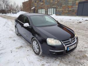 Black Volkswagen Jetta 2006 in Kaunas, with an engine capacity of 1.97 L and mileage of 450 thousand km for 1850 €, photo  on AUTOMOTO.COM.LV