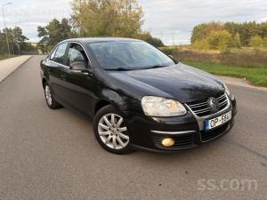 Black Volkswagen Jetta 2007 in Daugavpils, with an engine capacity of 1.90 L and mileage of 331 thousand km for 3100 €, photo  on AUTOMOTO.COM.LV