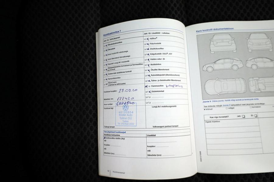 Black Volkswagen Jetta 2015 in Tallinn, with an engine capacity of 2.00 L and mileage of 247 thousand km for 4999 €, photo 9 on AUTOMOTO.COM.LV