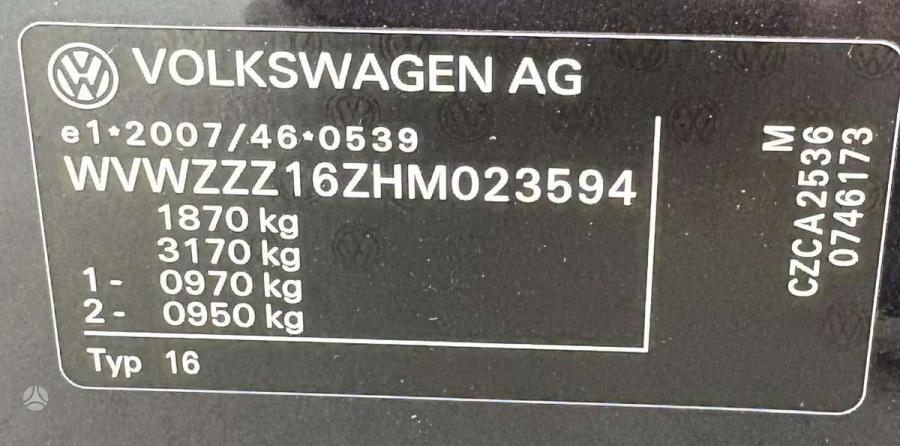 Melns Volkswagen Jetta 2017 Viļņa, ar dzinēja tilpumu 1.40 L un nobraukumu 102 tūkst. km par 8950 €, foto 13 vietnē AUTOMOTO.COM.LV