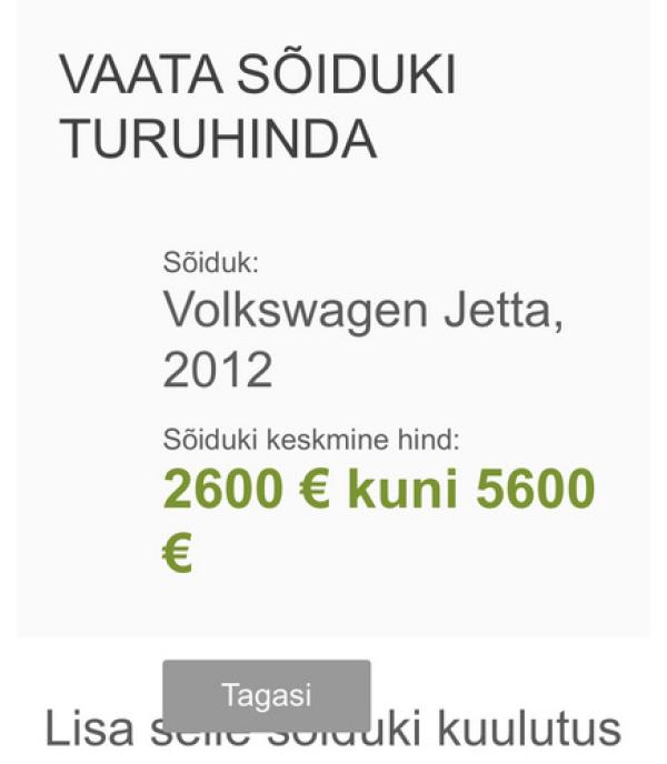 Zils Volkswagen Jetta 2012 Tallina, ar dzinēja tilpumu 1.40 L un nobraukumu 337 tūkst. km par 2300 €, foto 10 vietnē AUTOMOTO.COM.LV