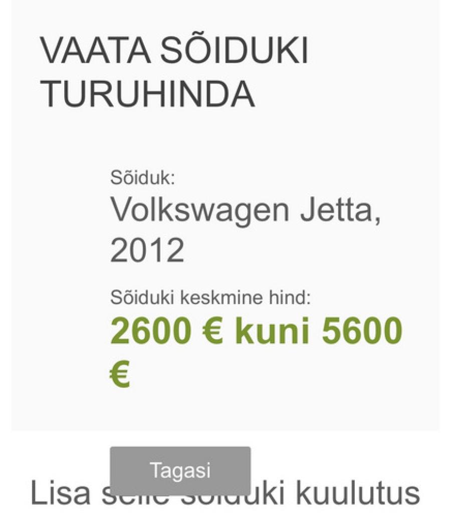 Blue Volkswagen Jetta 2012 in Tallinn, with an engine capacity of 1.40 L and mileage of 337 thousand km for 2300 €, photo 11 on AUTOMOTO.COM.LV