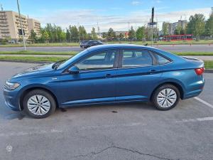 Zils Volkswagen Jetta 2019 Viļņa, ar dzinēja tilpumu 1.40 L un nobraukumu 228 tūkst. km par 8999 €, foto  vietnē AUTOMOTO.COM.LV