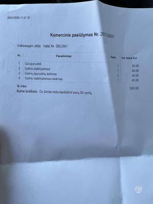 Коричневый Фольксваген Джетта 2012 в Вильнюс, объемом двигателя 1.60 л и пробегом 270 тыс. км за 2800 €, фото 19 на AUTOMOTO.COM.LV