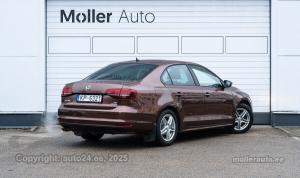 Brown Volkswagen Jetta 2017 in Riga, with an engine capacity of 1.40 L and mileage of 93 thousand km for 9550 €, photo 4 on AUTOMOTO.COM.LV