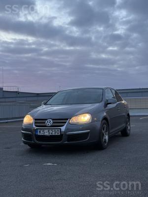 Grey Volkswagen Jetta 2008 in Riga, with an engine capacity of 1.90 L and mileage of 413 thousand km for 1900 €, photo 3 on AUTOMOTO.COM.LV