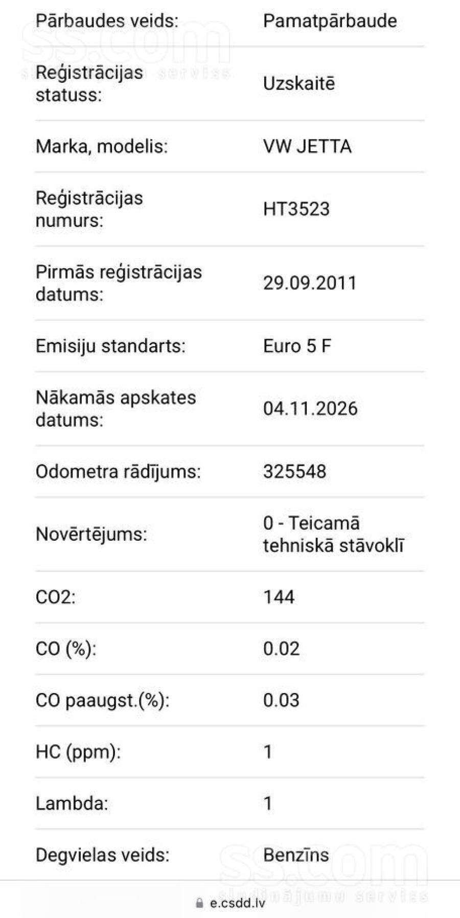 Серый Фольксваген Джетта 2011 в Елгава, объемом двигателя 1.40 л и пробегом 334 тыс. км за 3600 €, фото 21 на AUTOMOTO.COM.LV