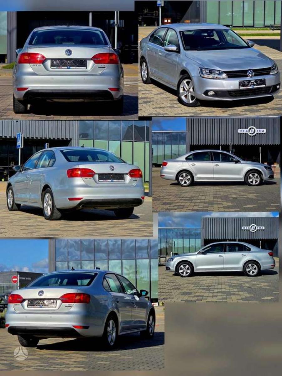 Grey Volkswagen Jetta 2011 in Siauliai, with an engine capacity of 1.60 L and mileage of 115 thousand km for 4450 €, photo 13 on AUTOMOTO.COM.LV