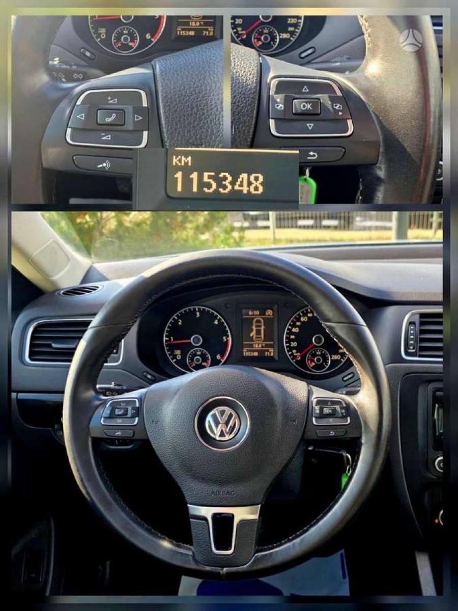 Grey Volkswagen Jetta 2011 in Siauliai, with an engine capacity of 1.60 L and mileage of 115 thousand km for 4450 €, photo 15 on AUTOMOTO.COM.LV