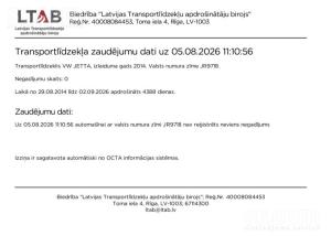 Pelēks Volkswagen Jetta 2014 Rīga, ar dzinēja tilpumu 1.60 L un nobraukumu 255 tūkst. km par 4100 €, foto 6 vietnē AUTOMOTO.COM.LV