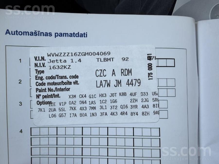 Grey Volkswagen Jetta 2015 in Riga, with an engine capacity of 1.40 L and mileage of 151 thousand km for 6500 €, photo 18 on AUTOMOTO.COM.LV