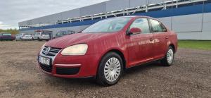 Red Volkswagen Jetta 2007 in Daugavpils, with an engine capacity of 1.60 L and mileage of 154 thousand km for 1450 €, photo  on AUTOMOTO.COM.LV