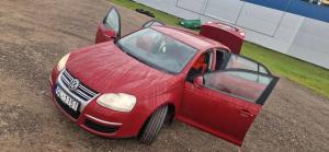 Red Volkswagen Jetta 2007 in Daugavpils, with an engine capacity of 1.60 L and mileage of 154 thousand km for 1450 €, photo 34 on AUTOMOTO.COM.LV
