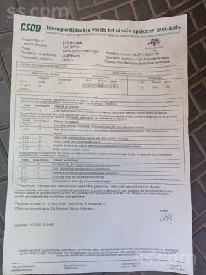 Красный Фольксваген Джетта 2007 в Цесис, объемом двигателя 1.60 л и пробегом 338 тыс. км за 400 €, фото 11 на AUTOMOTO.COM.LV