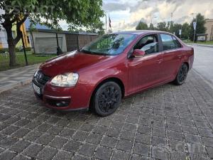 Red Volkswagen Jetta 2008 in Riga, with an engine capacity of 1.60 L and mileage of 148 thousand km for 1950 €, photo  on AUTOMOTO.COM.LV