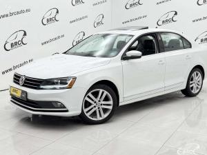 White Volkswagen Jetta 2017 in Vilnius, with an engine capacity of 1.80 L and mileage of 163 thousand km for 6300 €, photo  on AUTOMOTO.COM.LV