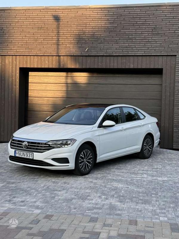 Balts Volkswagen Jetta 2019 Kauņa, ar dzinēja tilpumu 1.40 L un nobraukumu 59 tūkst. km par 11400 €, foto 1 vietnē AUTOMOTO.COM.LV