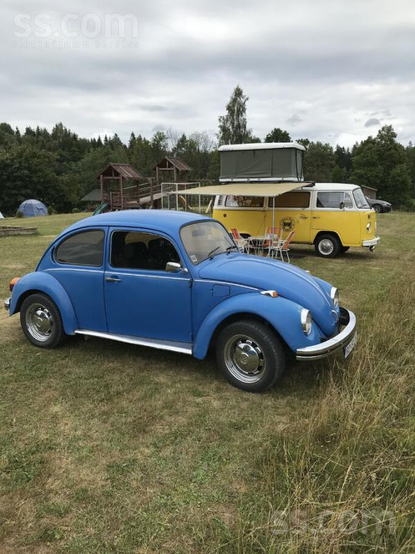 Zils Volkswagen Kafer 1972 Rīga, ar dzinēja tilpumu 1.30 L un nobraukumu 6 tūkst. km par 4500 €, foto 1 vietnē AUTOMOTO.COM.LV