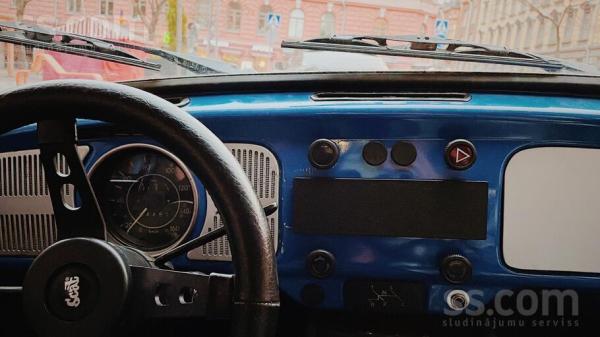 Zils Volkswagen Kafer 1972 Rīga, ar dzinēja tilpumu 1.30 L un nobraukumu 6 tūkst. km par 4500 €, foto 9 vietnē AUTOMOTO.COM.LV