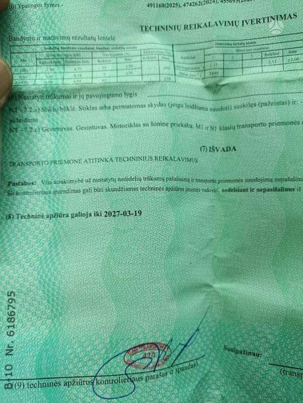 Зеленый Фольксваген ЛТ 1999 в Вильнюс, объемом двигателя 2.80 л и пробегом 510 тыс. км за 2000 €, фото 5 на AUTOMOTO.COM.LV