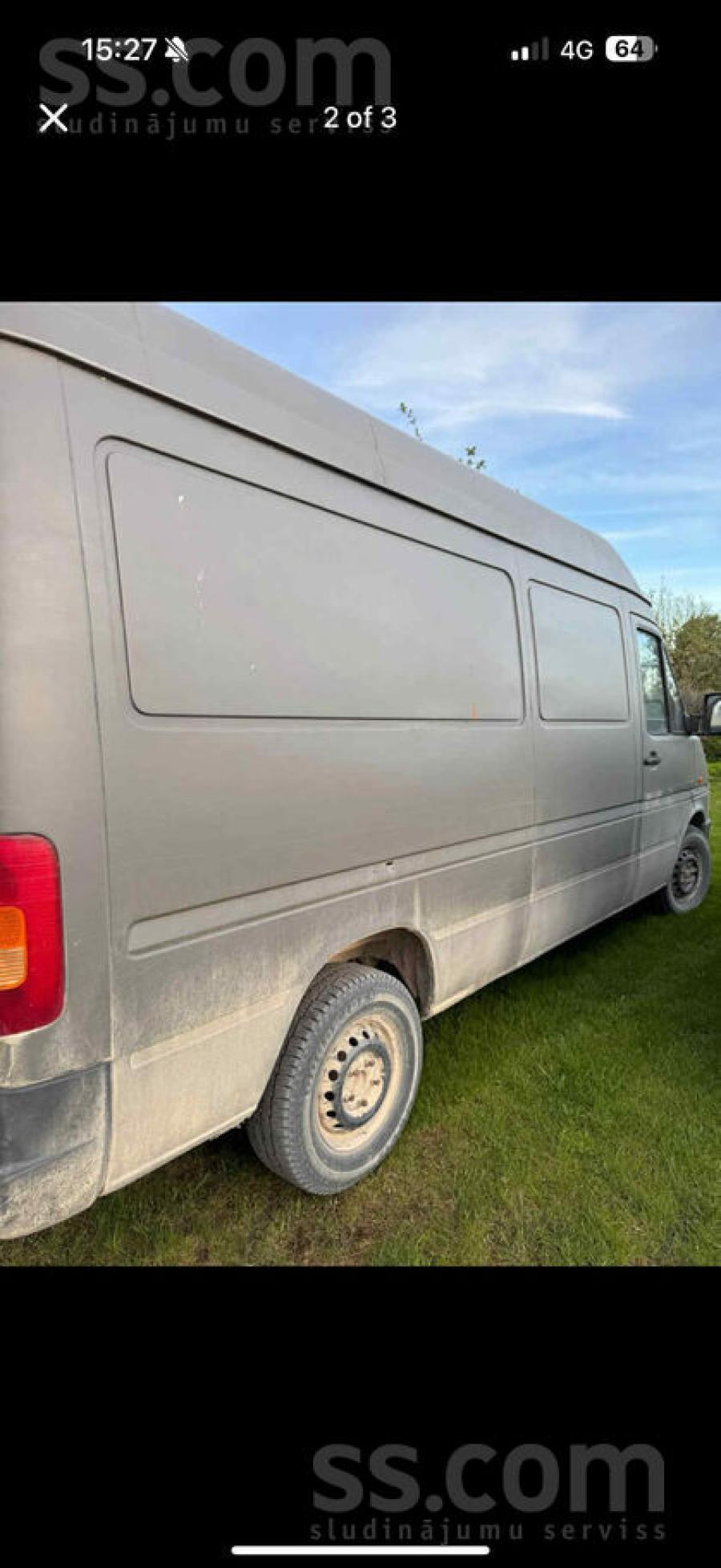 Grey Volkswagen LT 2001 in Liepaja, with an engine capacity of 2.50 L and mileage of 324 thousand km for 1000 €, photo 3 on AUTOMOTO.COM.LV