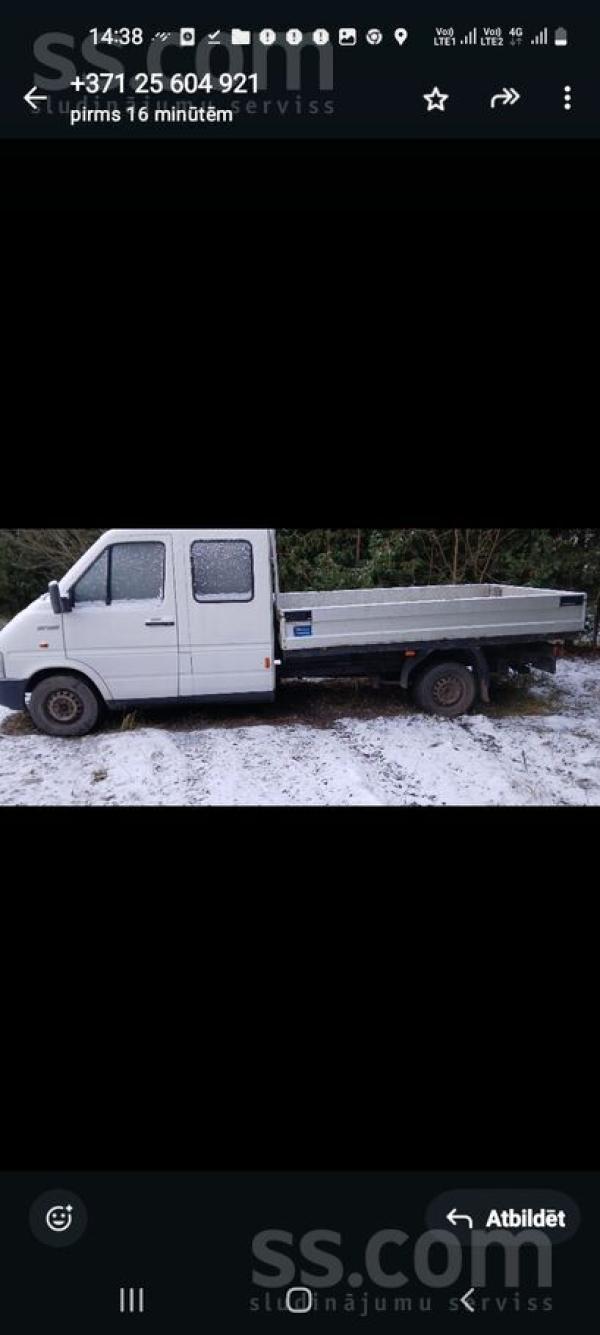 Balts Volkswagen LT 2001 Rīga, ar dzinēja tilpumu 2.50 L un nobraukumu 381 tūkst. km par 5700 €, foto 1 vietnē AUTOMOTO.COM.LV