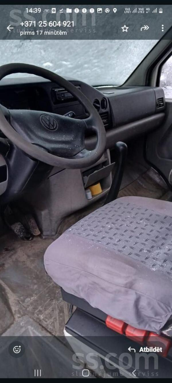 Balts Volkswagen LT 2001 Rīga, ar dzinēja tilpumu 2.50 L un nobraukumu 381 tūkst. km par 5700 €, foto 3 vietnē AUTOMOTO.COM.LV