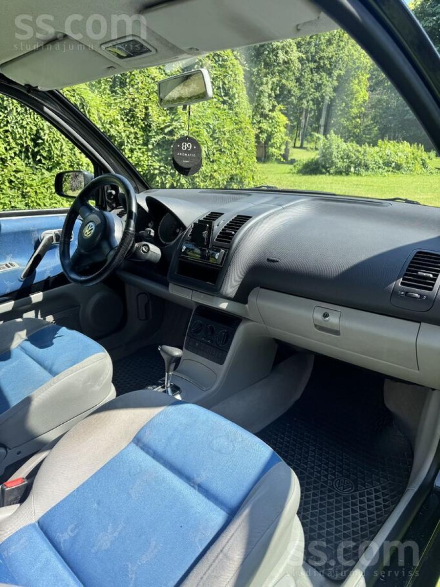 Melns Volkswagen Lupo 2000 Rīga, ar dzinēja tilpumu 1.40 L un nobraukumu 200 tūkst. km par 1550 €, foto 6 vietnē AUTOMOTO.COM.LV