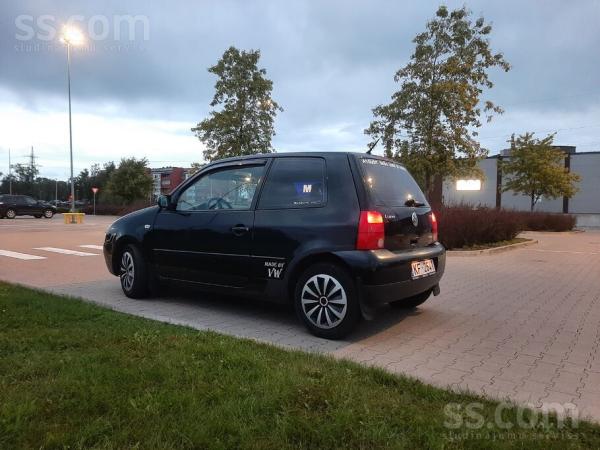 Black Volkswagen Lupo 2000 in Riga, with an engine capacity of 1.40 L and mileage of 238 thousand km for 1350 €, photo 1 on AUTOMOTO.COM.LV