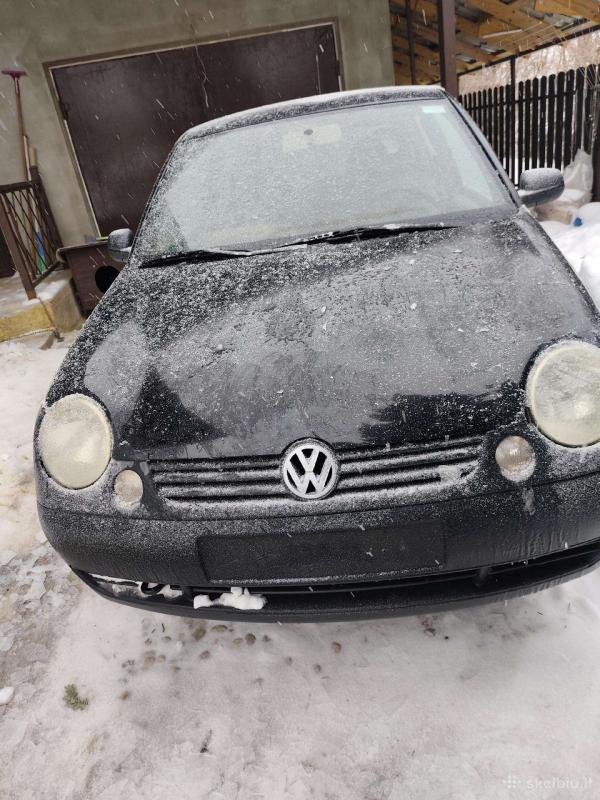 Black Volkswagen Lupo 2000 in Vilnius, with an engine capacity of 1.40 L and mileage of 213 thousand km for 1000 €, photo 1 on AUTOMOTO.COM.LV