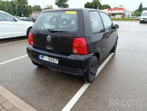 Black Volkswagen Lupo 2001 in Jekabpils, with an engine capacity of 1.40 L and mileage of 204 thousand km for 980 €, photo 6 on AUTOMOTO.COM.LV