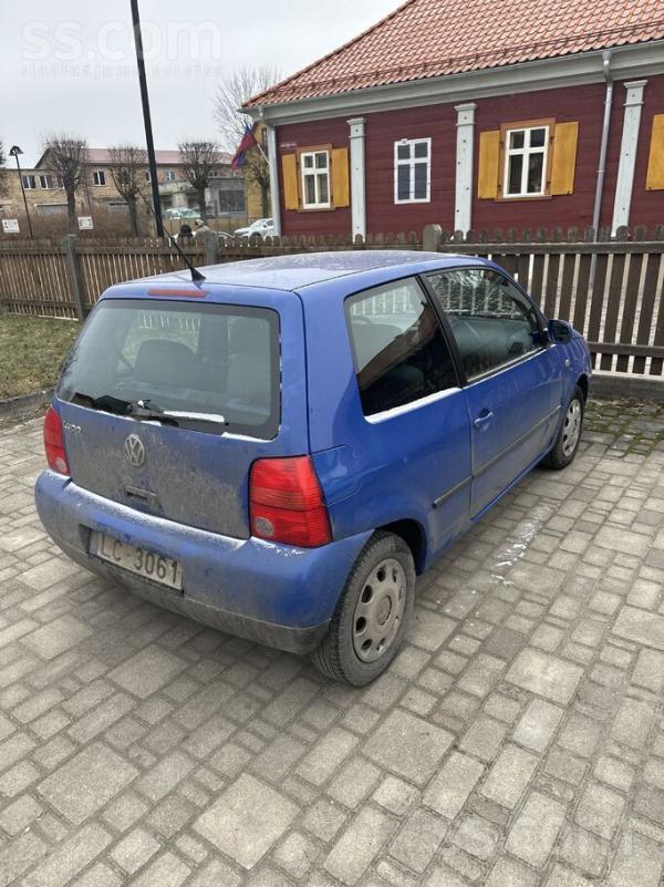 Blue Volkswagen Lupo 1999 in Jelgava, with an engine capacity of 1.00 L and mileage of 200 thousand km for 669 €, photo 4 on AUTOMOTO.COM.LV