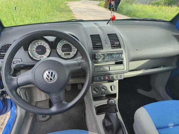 Blue Volkswagen Lupo 1999 in Vilnius, with an engine capacity of 1.40 L and mileage of 150 thousand km for 500 €, photo 9 on AUTOMOTO.COM.LV