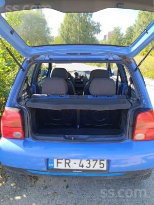 Blue Volkswagen Lupo 1999 in Riga, with an engine capacity of 1.00 L and mileage of 232 thousand km for 1300 €, photo 5 on AUTOMOTO.COM.LV