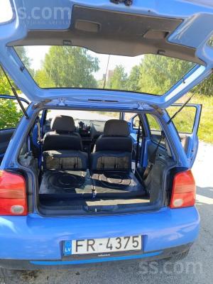 Blue Volkswagen Lupo 1999 in Riga, with an engine capacity of 1.00 L and mileage of 232 thousand km for 1300 €, photo 6 on AUTOMOTO.COM.LV