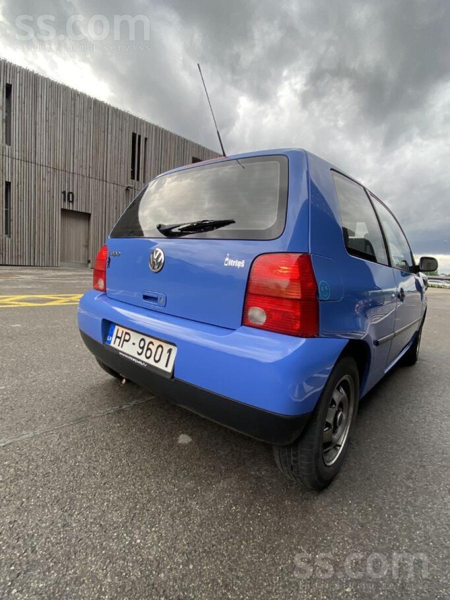 Blue Volkswagen Lupo 2000 in Riga, with an engine capacity of 1.00 L and mileage of 226 thousand km for 1550 €, photo 10 on AUTOMOTO.COM.LV