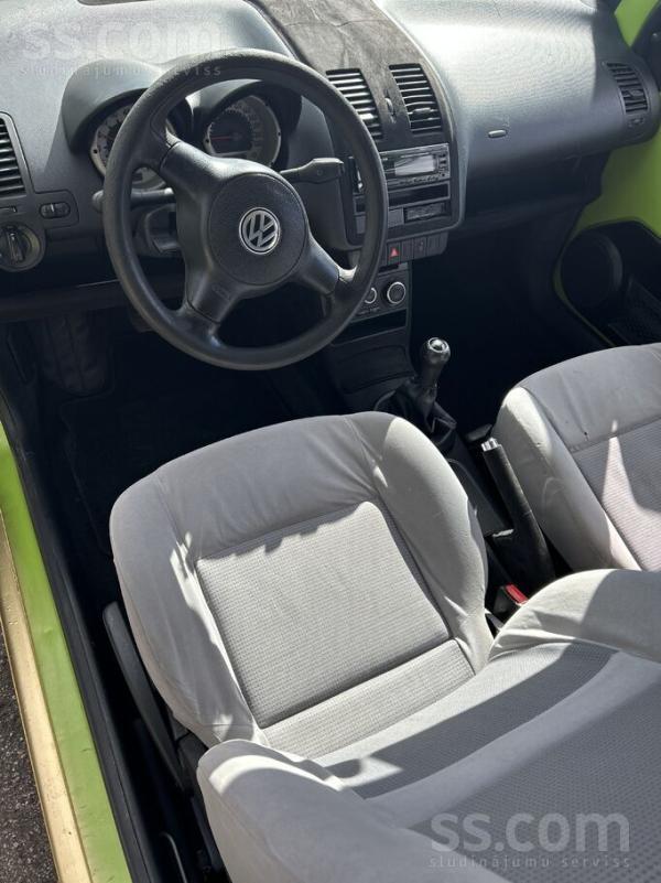 Zaļš Volkswagen Lupo 1998 Jelgava, ar dzinēja tilpumu 1.40 L un nobraukumu 259 tūkst. km par 1300 €, foto 6 vietnē AUTOMOTO.COM.LV