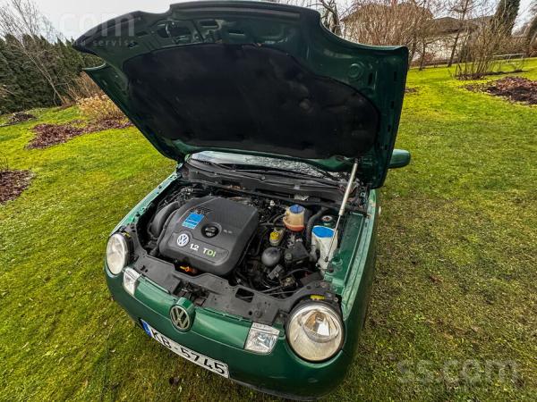 Green Volkswagen Lupo 2000 in Riga, with an engine capacity of 1.20 L and mileage of 289 thousand km for 1500 €, photo 6 on AUTOMOTO.COM.LV