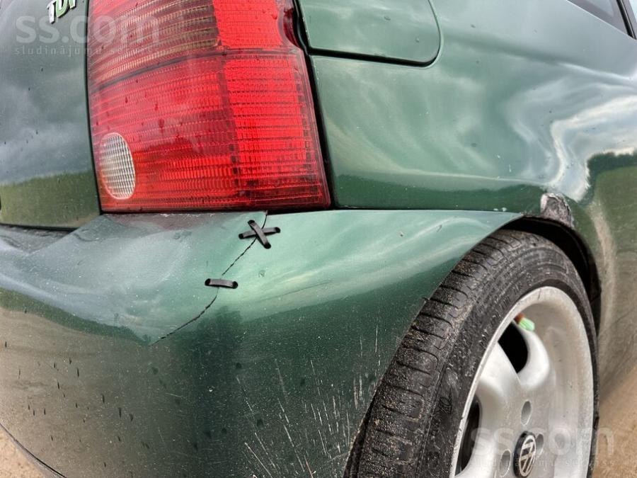 Green Volkswagen Lupo 2000 in Riga, with an engine capacity of 1.20 L and mileage of 291 thousand km for 1200 €, photo 7 on AUTOMOTO.COM.LV