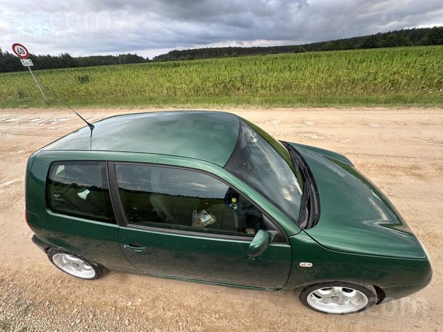 Green Volkswagen Lupo 2000 in Riga, with an engine capacity of 1.20 L and mileage of 291 thousand km for 1200 €, photo 13 on AUTOMOTO.COM.LV