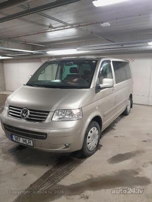 Beige Volkswagen Multivan 2008 in Tallinn, with an engine capacity of 2.50 L and mileage of 260 thousand km for 7500 €, photo  on AUTOMOTO.COM.LV