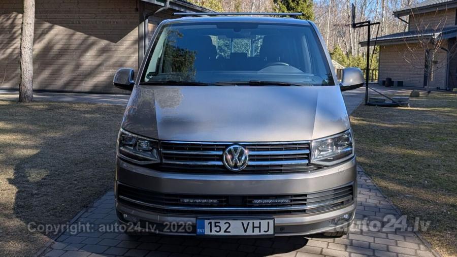 Beige Volkswagen Multivan 2016 in Haapsalu, with an engine capacity of 2.00 L and mileage of 204 thousand km for 27900 €, photo 3 on AUTOMOTO.COM.LV