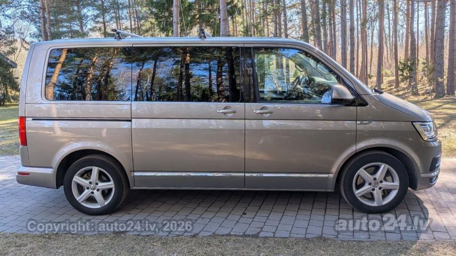 Beige Volkswagen Multivan 2016 in Haapsalu, with an engine capacity of 2.00 L and mileage of 204 thousand km for 27900 €, photo 4 on AUTOMOTO.COM.LV