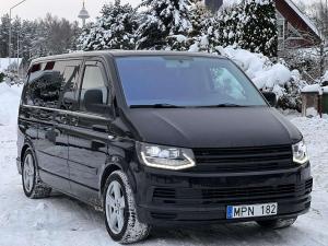 Black Volkswagen Multivan 2004 in Vilnius, with an engine capacity of 2.50 L and mileage of 355 thousand km for 8900 €, photo  on AUTOMOTO.COM.LV